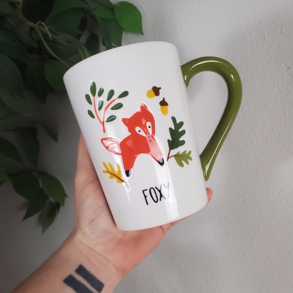 Handmade | Accents | Cute Foxy Fox Coffee Mug Candle With Green Handle ...